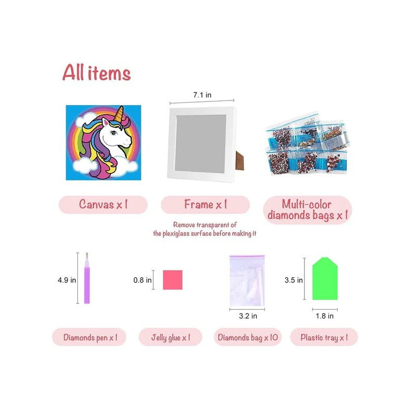 Diamond Art Kids Iron man Frame