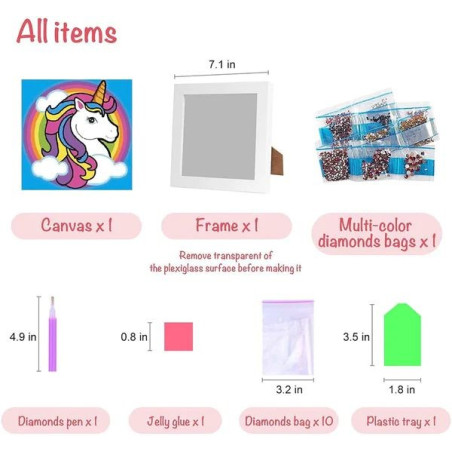 Diamond Art Kids Iron man Frame