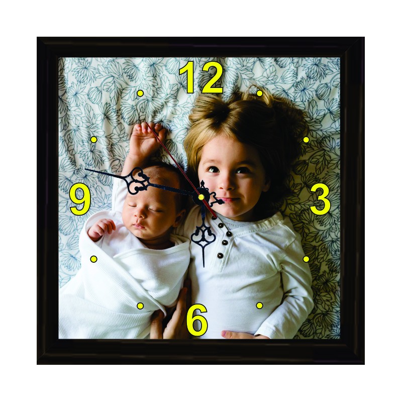 Custom Printed Clock 25x25cm