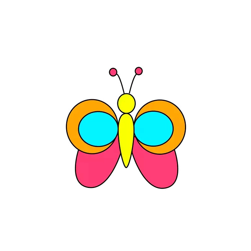 Butterfly Diamond Dot