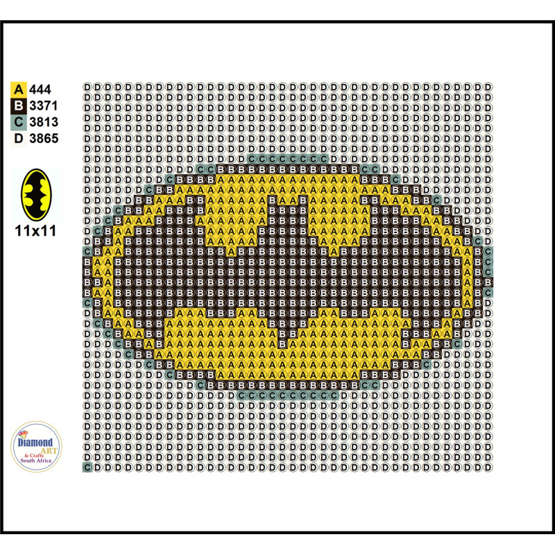 Batman logo Diamond Dot